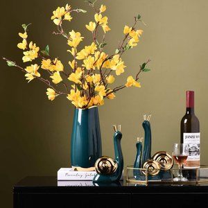 Party Supplies | Green Small Animal Ceramic Sculptures Rustic Art ...